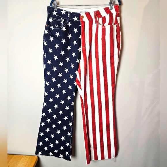 Judy Blue | Jeans | Judy Blue American Flag Flare Jeans Sz 4w | Poshmark